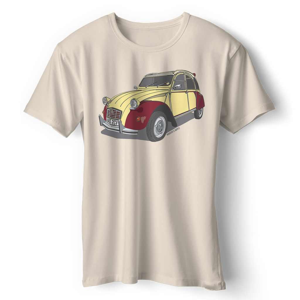 CITROEN 2CV T-SHIRT | Industry & Supply | Artisan T-Shirts - Motorbikes ...