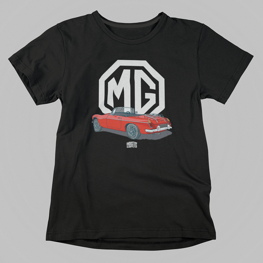 MGB ROADSTER T-SHIRT | Industry & Supply | Artisan T-Shirts ...