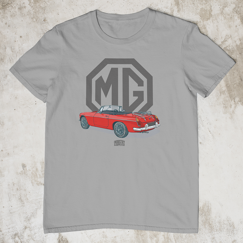MGB ROADSTER T-SHIRT | Industry & Supply | Artisan T-Shirts ...