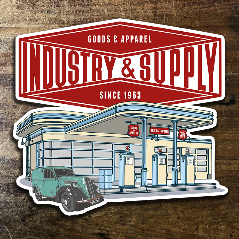 Industry & Supply Stickers | Industry & Supply | Artisan T-Shirts ...