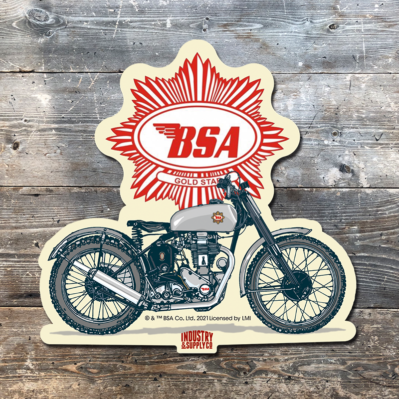 BSA MOTORCYCLE FREE STICKERS | Industry & Supply | Artisan T-Shirts ...