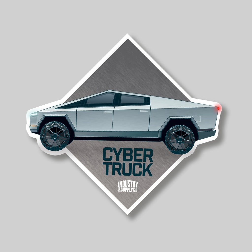 Cybertruck Stickers | Industry & Supply | Artisan T-Shirts - Motorbikes ...