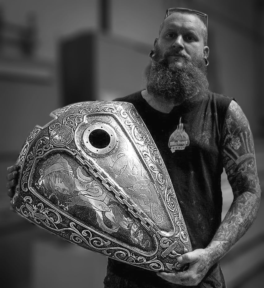 Tony the Engraver Skull T-Shirt. 100% Cotton. All Sizes. | Industry ...